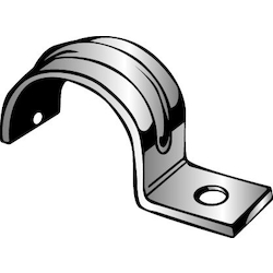 MINERALLAC MINE55 1 EMT 1 HOLE STRAP ZP | Stanion