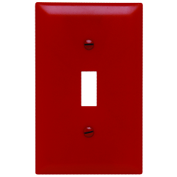 P&S TP1-RED TRADEMASTER WALL PLATE 1G 1 TOGGLE R | Stanion