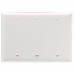 P&S SP33-W SMOOTH WALL PLATE 3G BLNK BOX MT WH | Stanion