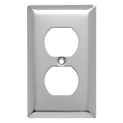 P&S SB8-CH PLATE 1G DUPLEX CHROME | Stanion