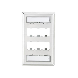 PANDUIT CFPL6SY FACEPLATE 6 PORT SINGLE | Stanion