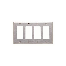 LEV 84412-40 4 GANG 302 SS DECORA STANDARD WP | Stanion