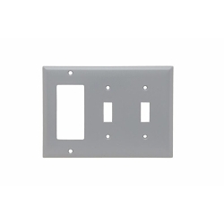 P&S SP226-GRY SMOOTH WP 2G TOG 1G SPLEX GRY | Stanion