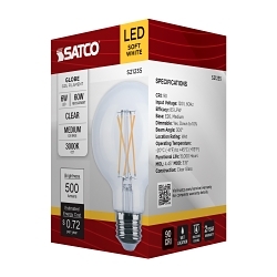 SATCO S21235 6 WATT G25 LED FILAMENT CLEAR MEDIU | Stanion