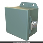 HAMMOND HJ14126HLP N412 J BOX HINGED - 14X12X6 - STEEL/GRAY | Stanion