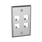 PANDUIT CFP4SY FACEPLATE 4 PORT SINGLE | Stanion