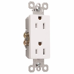 P&S 885-W RADIANT 15A/125V DUP RECEP W | Stanion