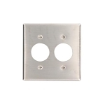 LEV 84052-40 2G SS METAL WP SATIN 302 2RECE | Stanion