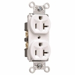 P&S 5362-W RECP DUP 20A 125V S+B WIRE WH | Stanion