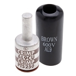 NSI PTS250 ALUMINUM TIN PLATED PIN TERMINAL 250 MCM WIRE SIZE 3/0 AWG ...