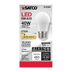 SATCO S12404 5 WATT LED A15 SOFT WHITE 2700K MED | Stanion